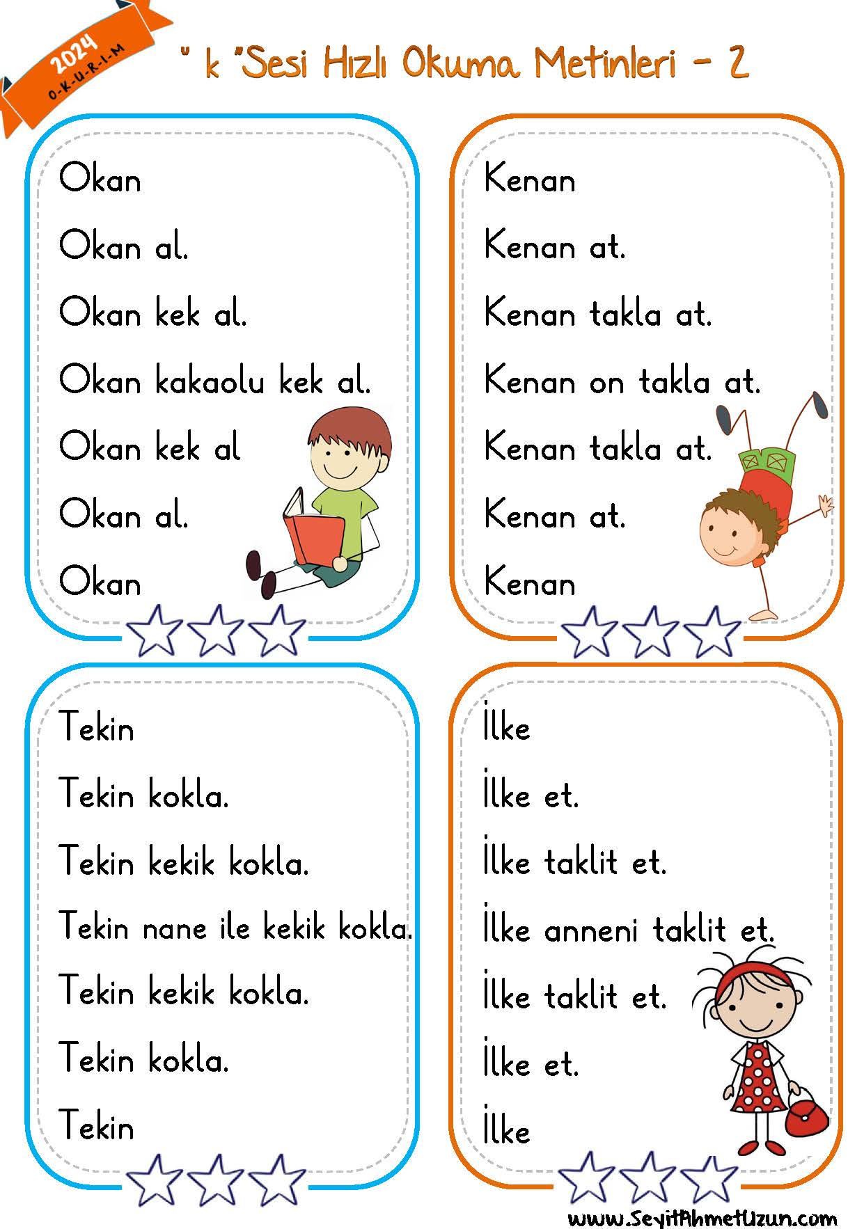k Sesi Hızlı Okuma Metni – 2 - Seyit Ahmet Uzun – Eğitime Yeni Bir Bakış